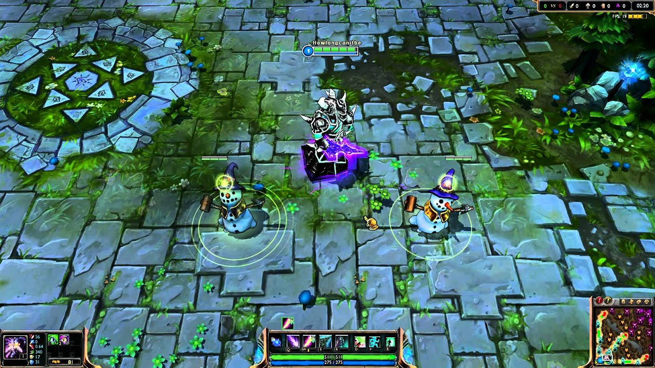 League of Legends- Ward Skin Spotlight Snowman Ward Skin - YouTube