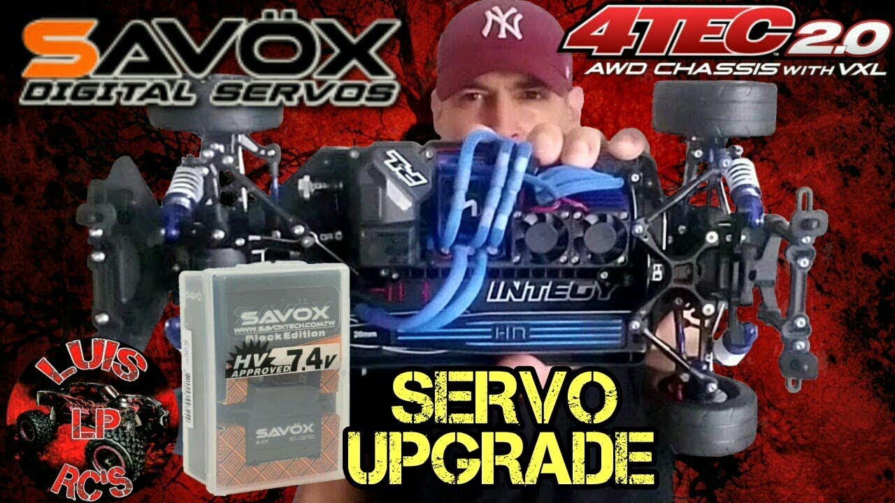 Savox SC-1267SG Black Edition Steel Servo Install - YouTube