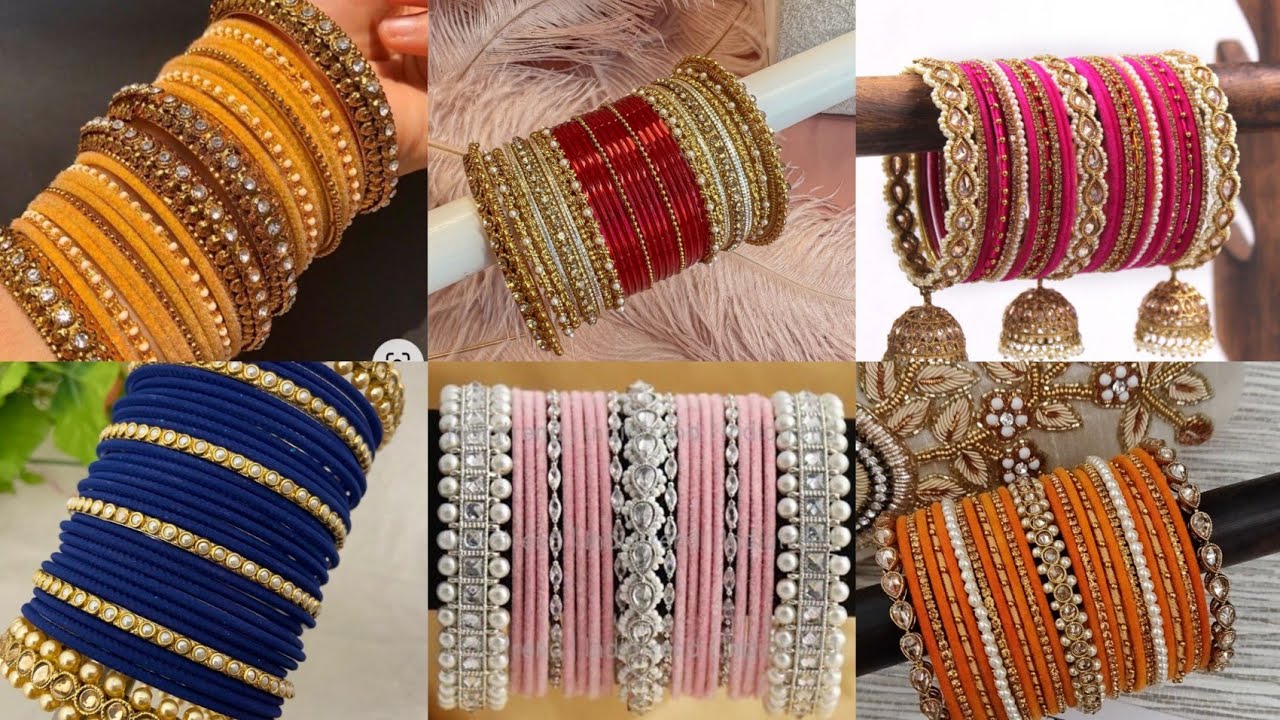 Bangles Combination. Party wear Bangles Designs. Bridal Bangles Designs ...