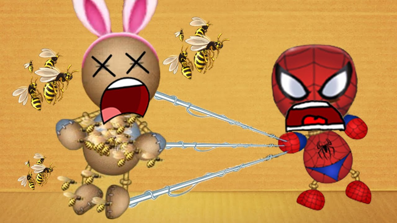 The Wasp VS Spider Buddy - Kick The Buddy - YouTube