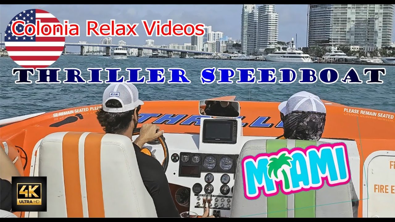 Miami: Sightseeing Speedboat Tour (Thriller MIAMI) Millionaires Row Bay ...