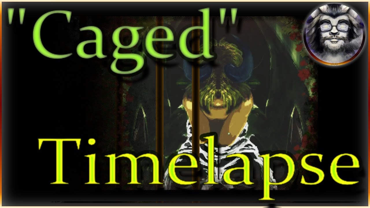 Time-lapse Art - "Caged" - YouTube