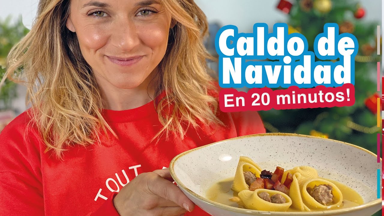 Caldo de Navidad tradicional en 20 minutos! - YouTube