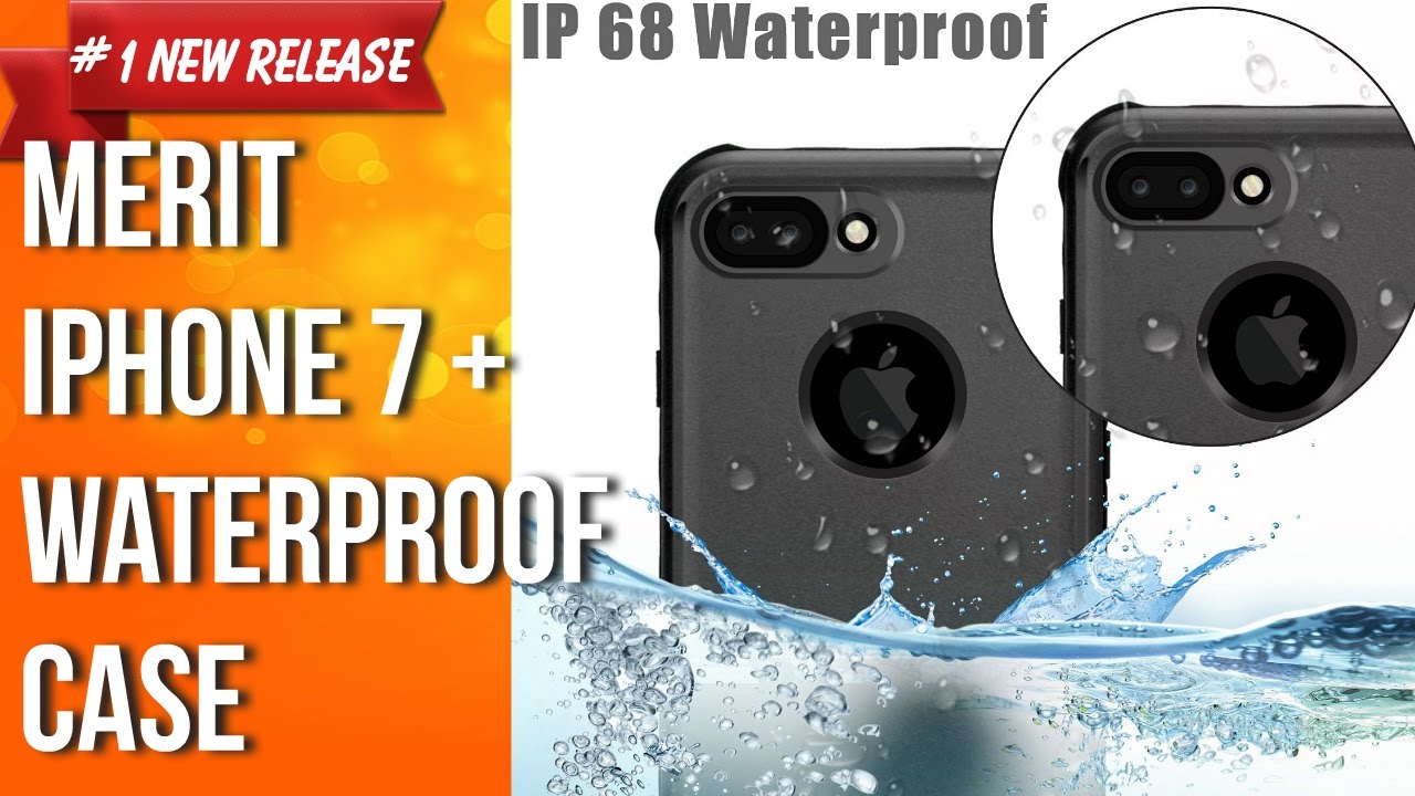 iPhone 7 Plus Waterproof Case, Merit Shield Series Shockproof Dirt ...
