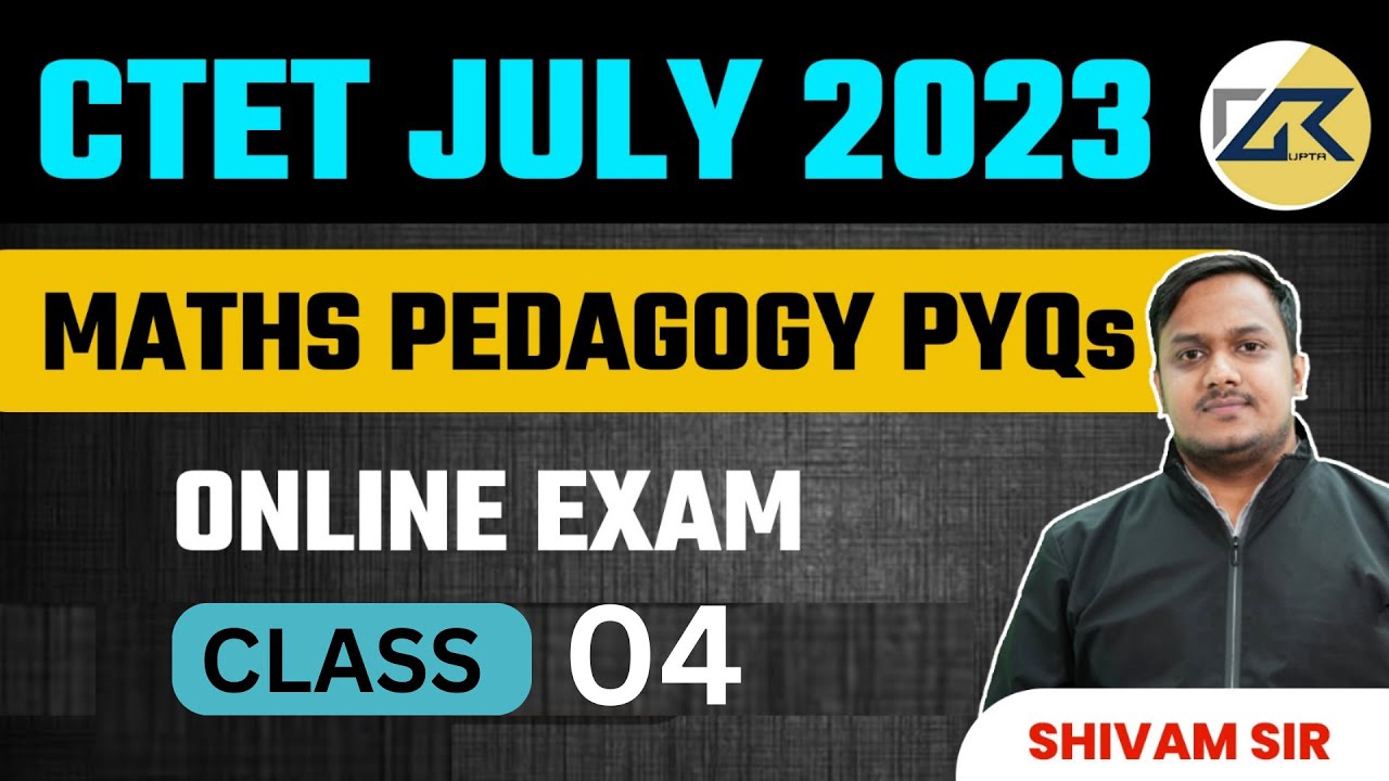 CTET Math Pedagogy Online Paper | CTET Maths Previous Question Paper ...