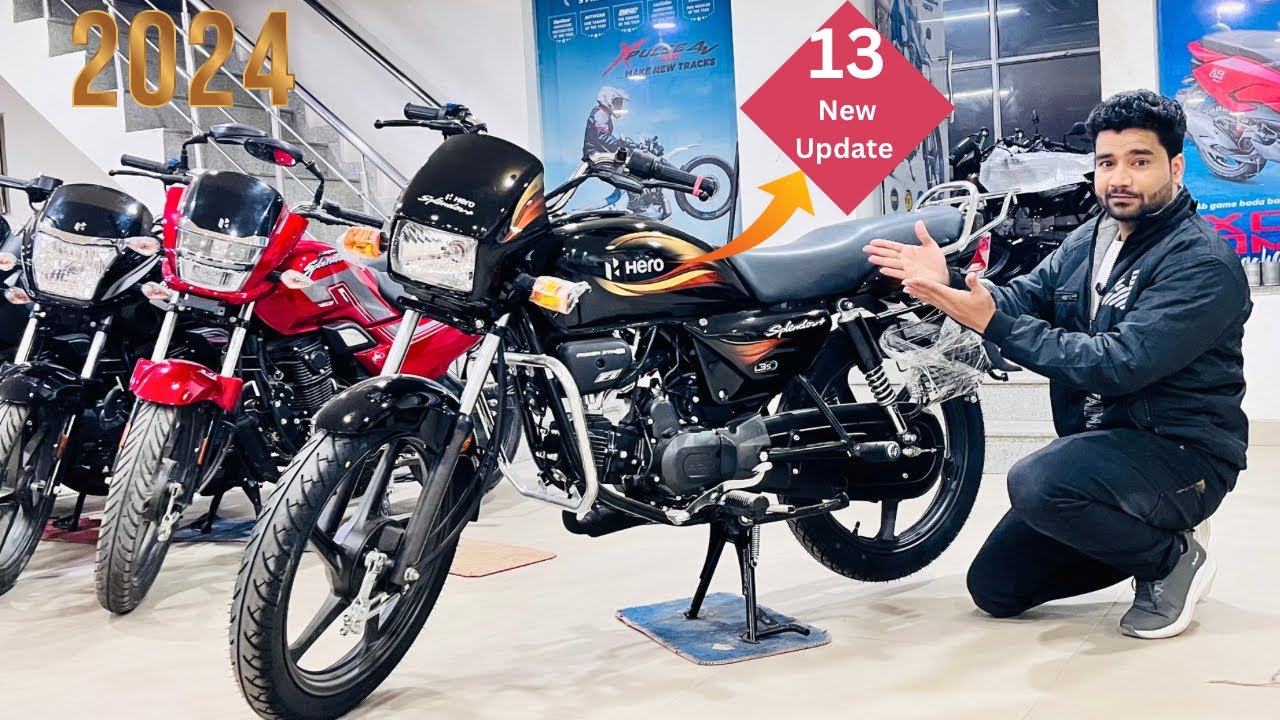 Hero Splendor Plus 2024 Model 13 New Update ! Splendor Plus 2024 Price ...