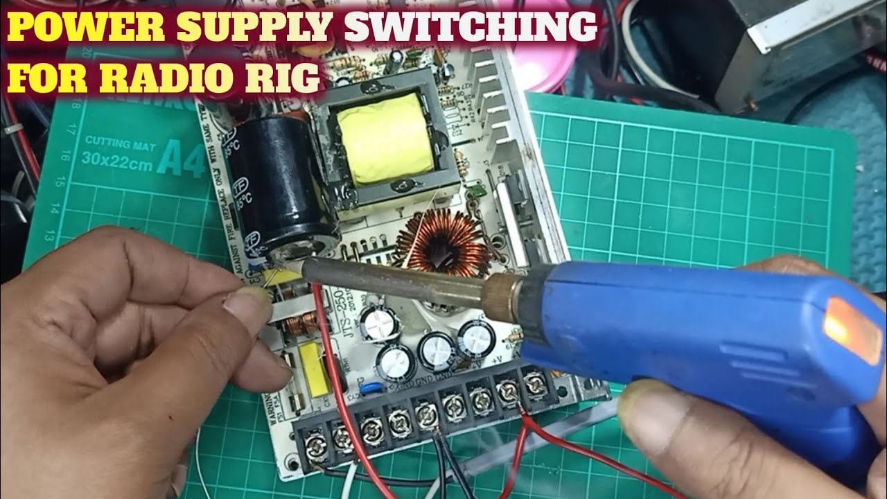power supply switching for radio rig - YouTube