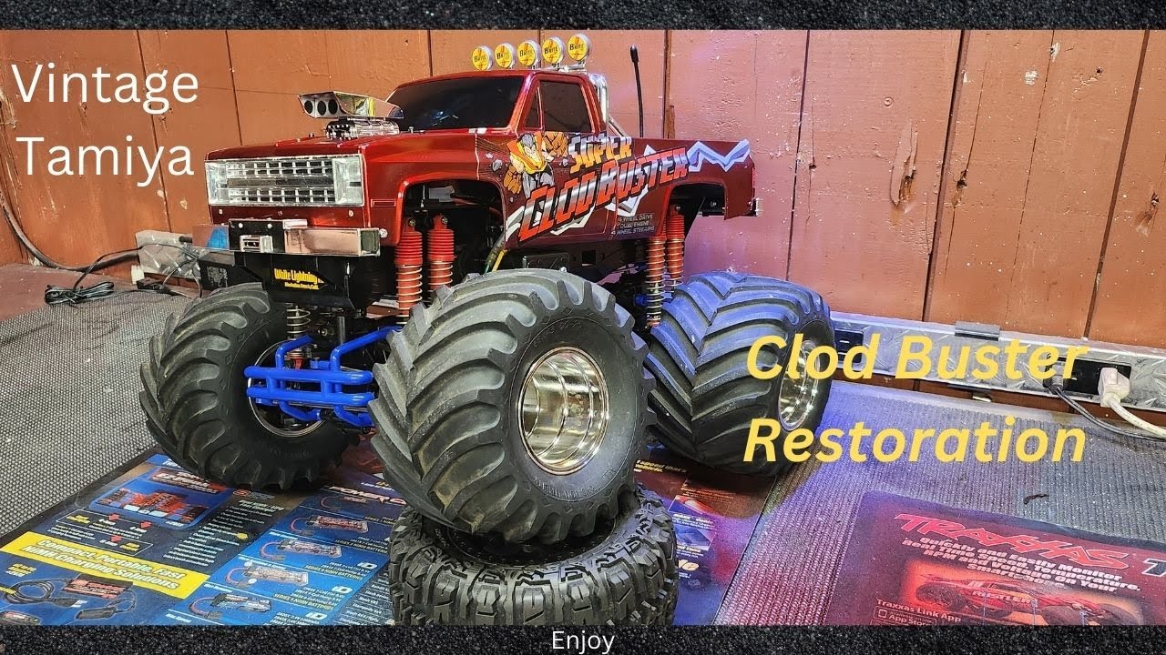 Vintage Tamiya Clod Buster restoration - YouTube