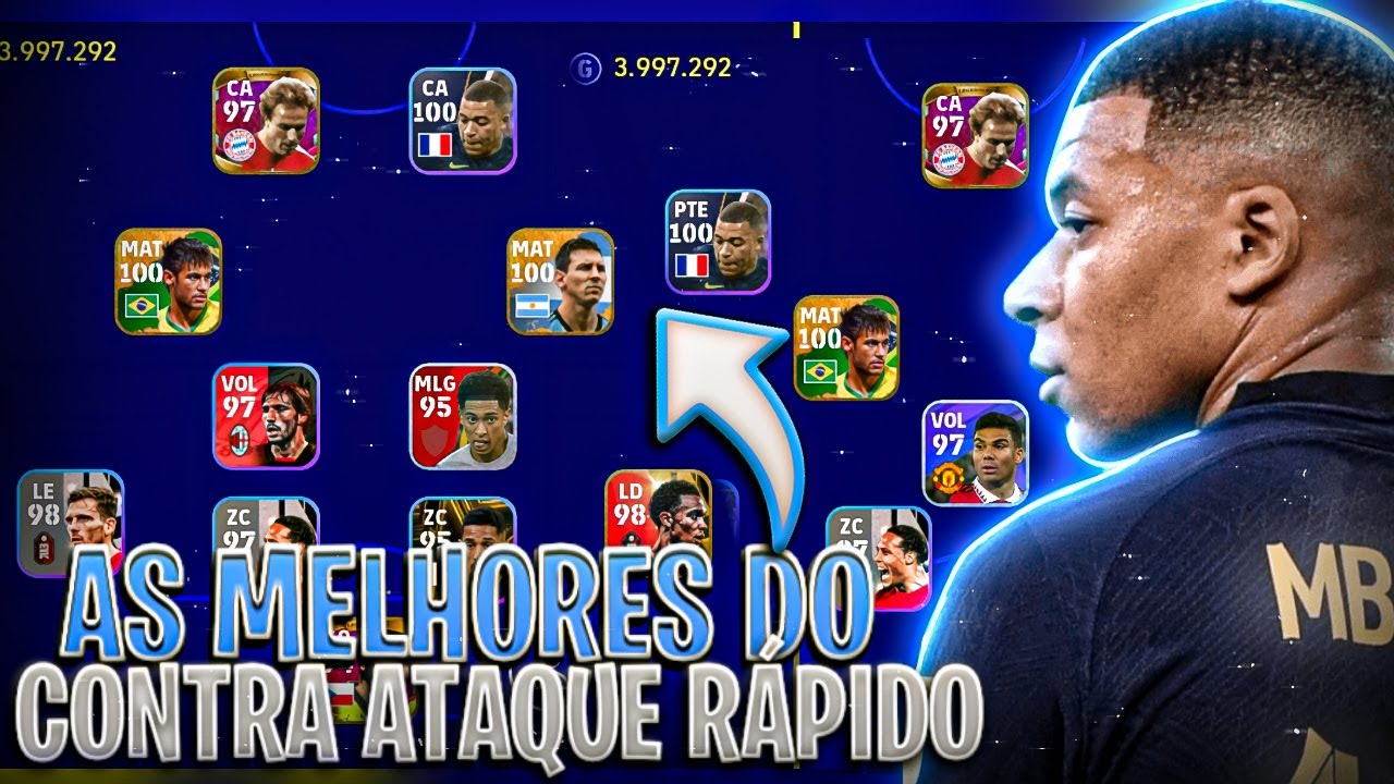 As Melhores FormaÇÃo Para Contra Ataque RÁpido Efootball 2023 Mobile