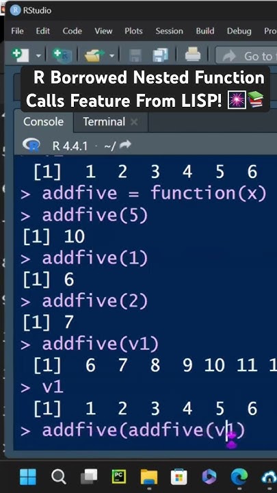 R Borrowed Nested Function Calls Feature From LISP! 🎆📚 - YouTube
