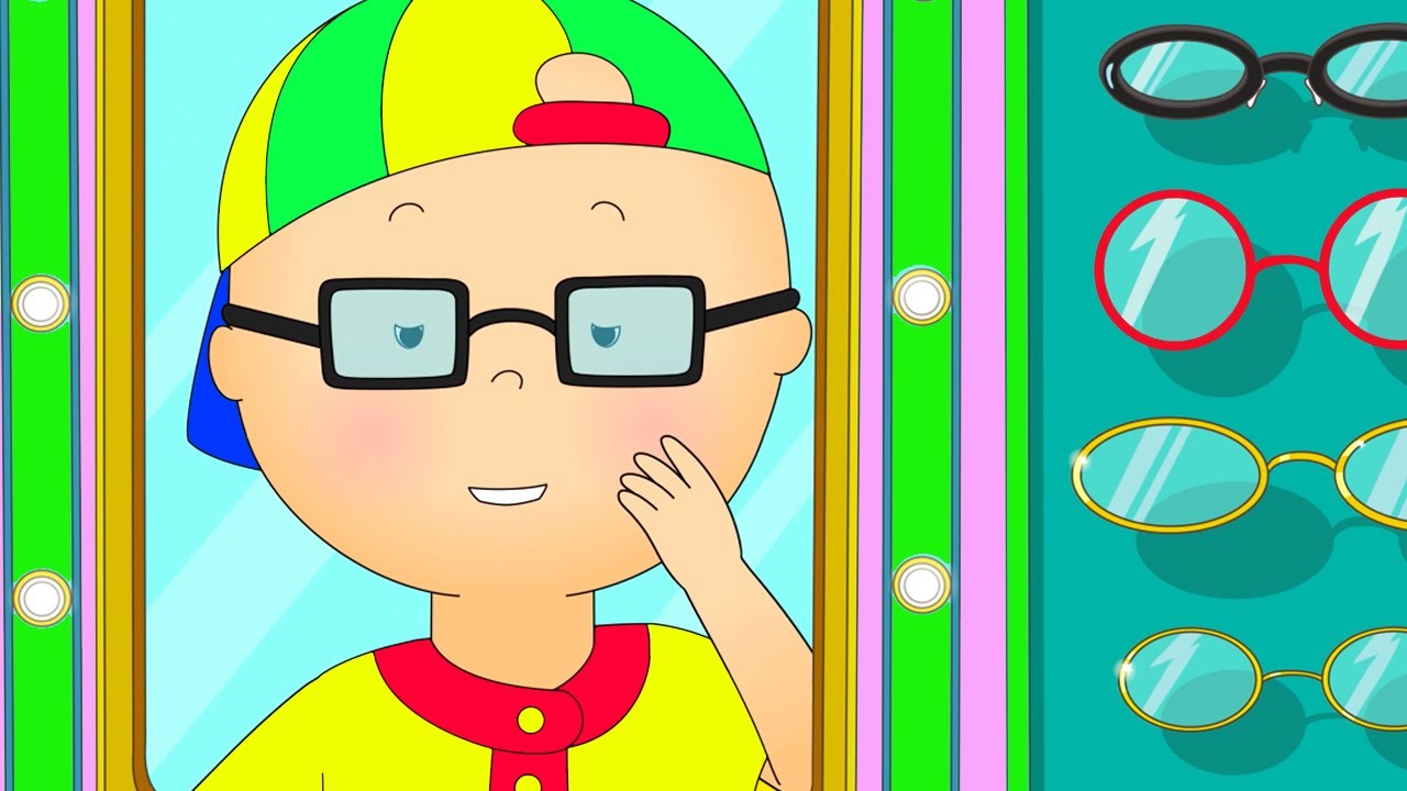 Caillou en el Óptico | Caillou en Español Castellano - YouTube