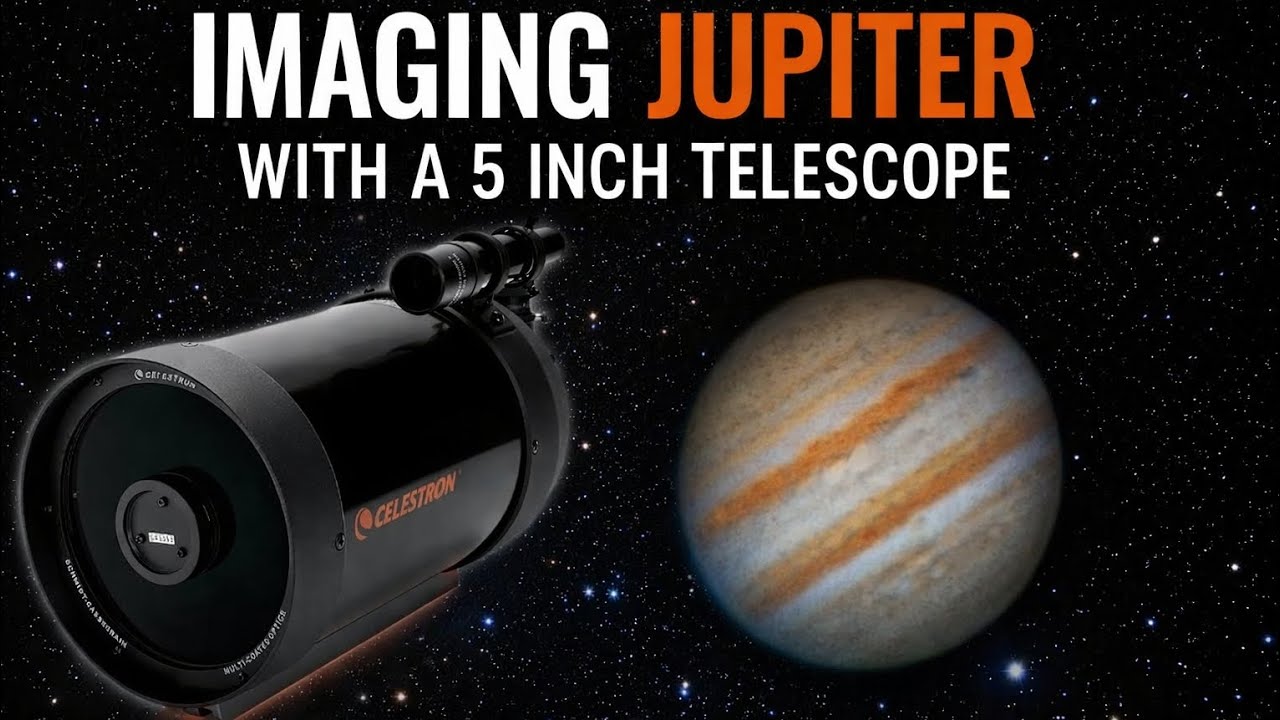 Imaging Jupiter with a 5 inch Celestron SCT and sharpcap planetary ...