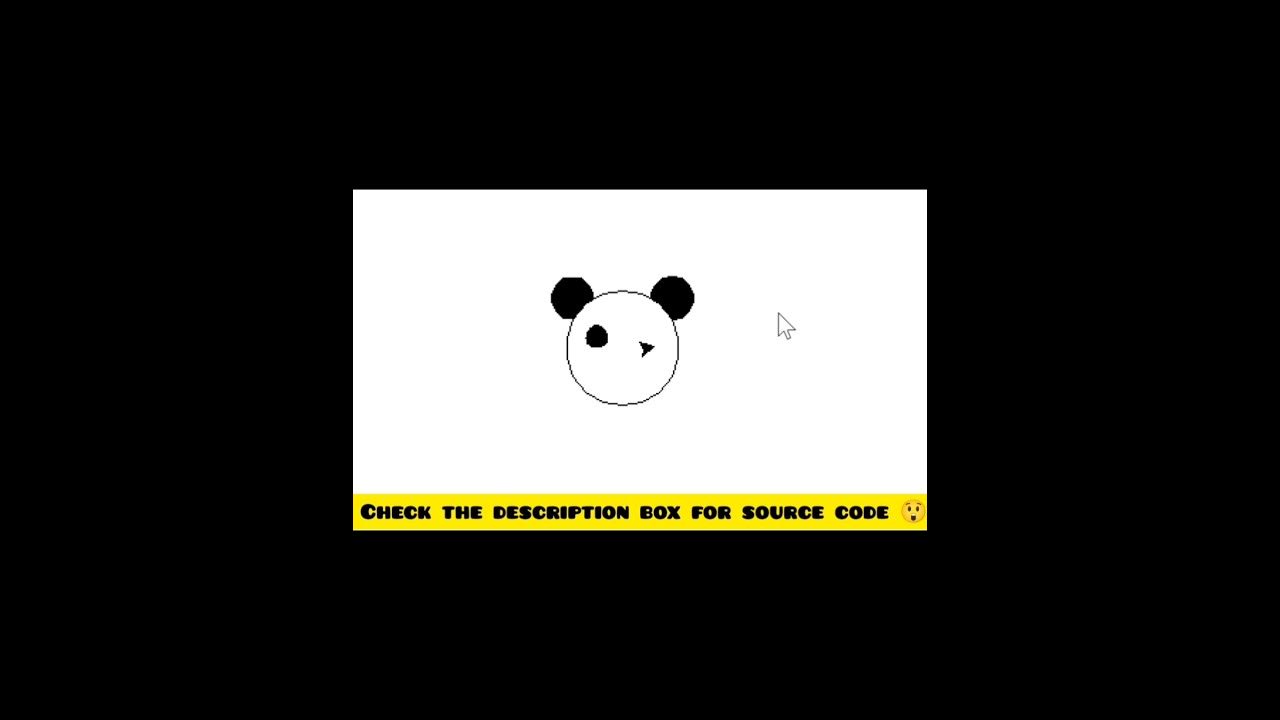 Panda In Python Turtle Coding Pythonturtle Pythonprogramming Turtleprogramming Youtube