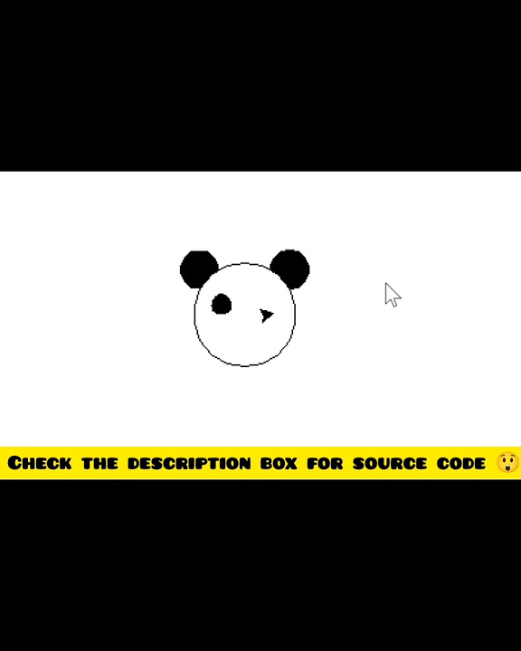 Panda In Python Turtle Coding Pythonturtle Pythonprogramming Turtleprogramming Youtube