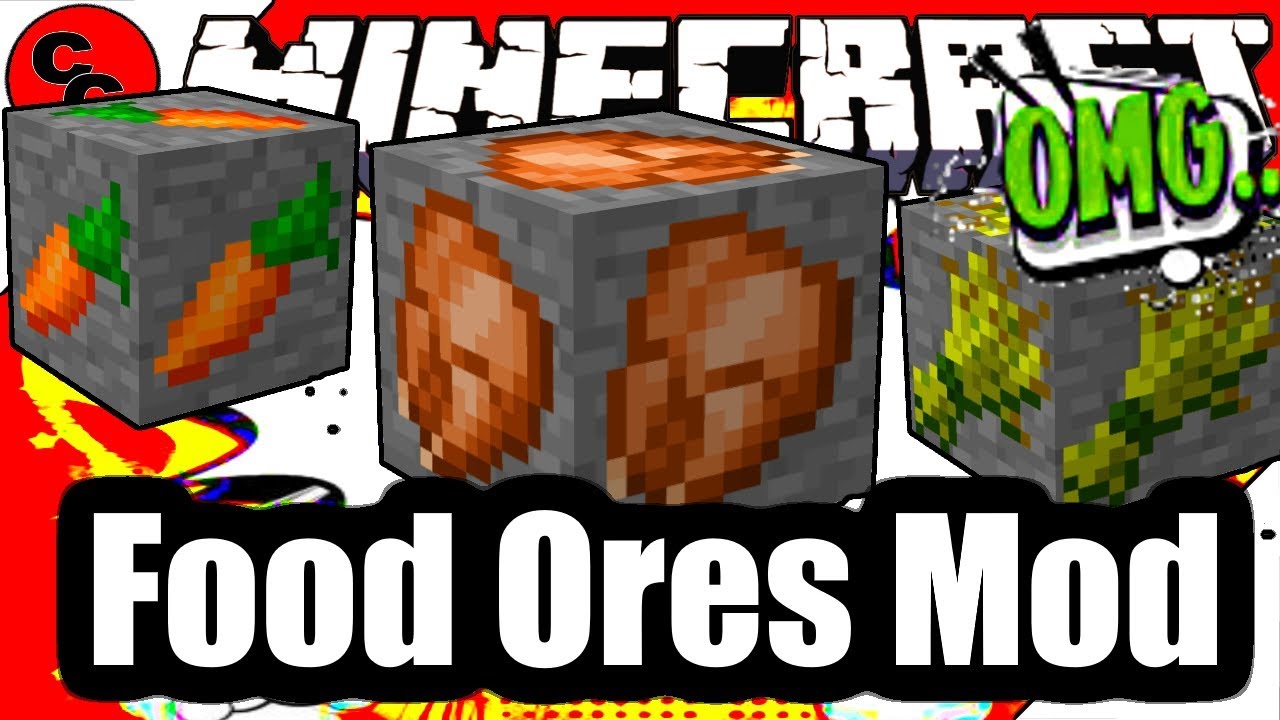 Minecraft Mods: " Food Ores Mod 1.12.2 " - YouTube