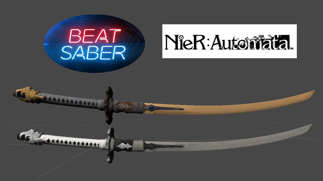 Nier: Automata Swords in Beat Saber (Virtuous Contract and Cruel Oath ...