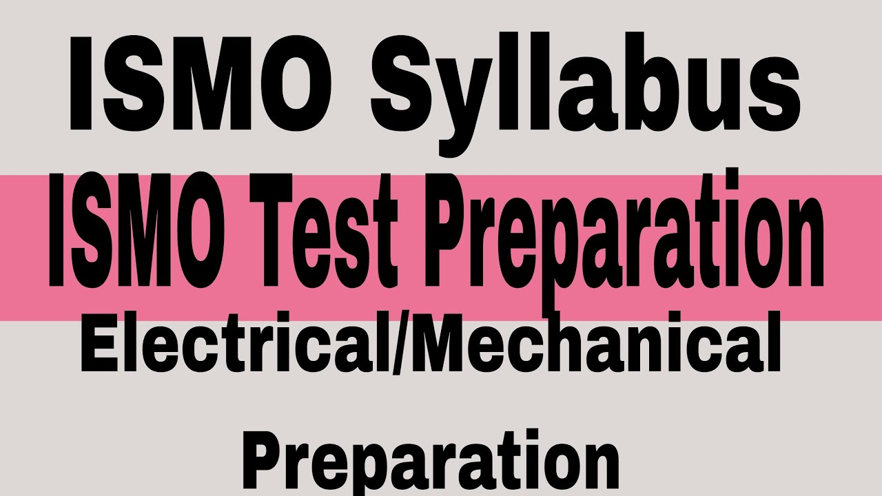 How to Prepare for ISMO Test 2025||Syllabus of NTS ISMO Test || Junior ...