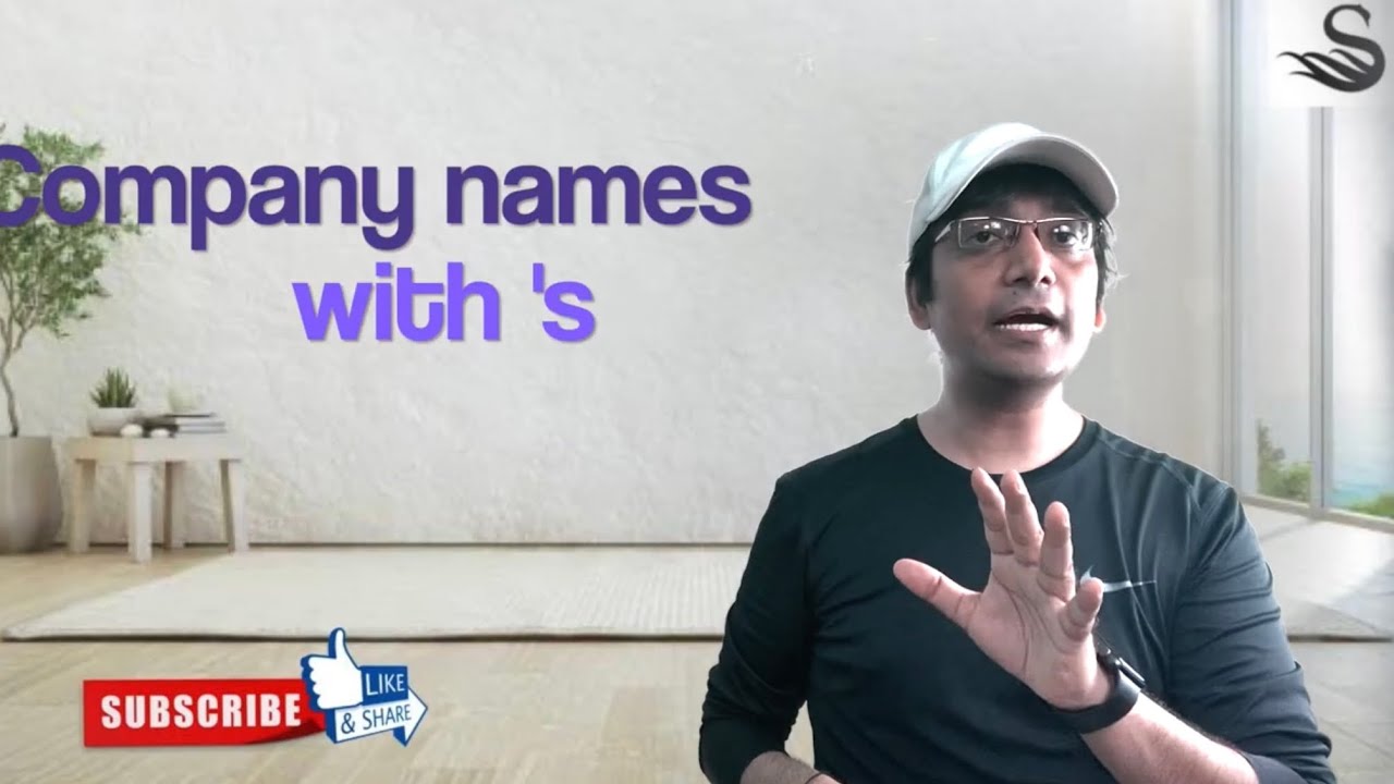Company names with an apostrophe S - YouTube