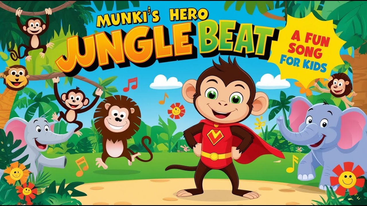 Munki’s Hero Jungle Beat A Fun Song For Kids - YouTube
