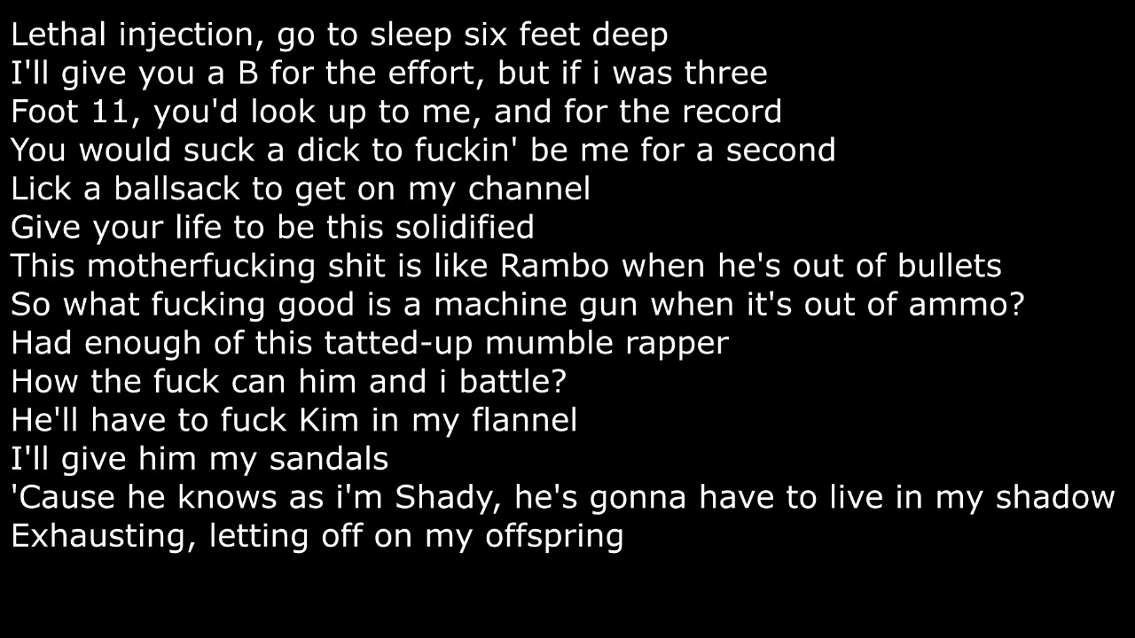 Eminem - Killshot (Lyrics + Audio) Speed x2 - YouTube