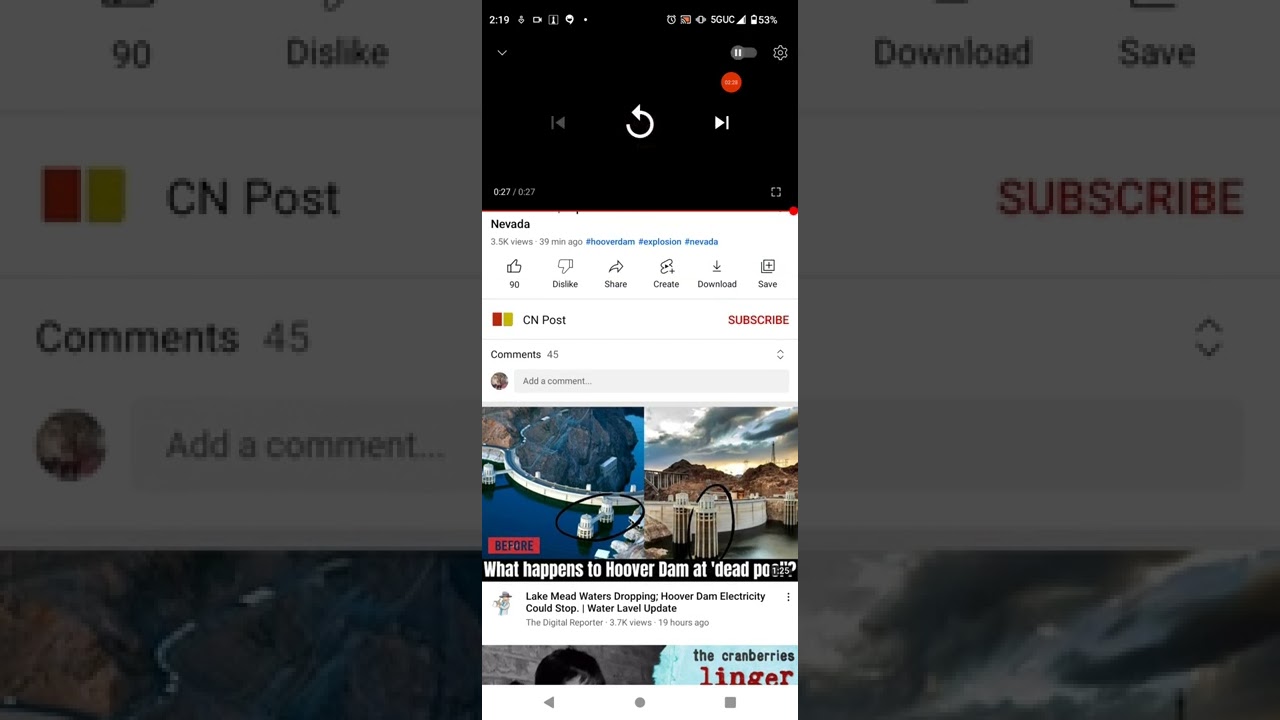 Hoover Damn Dam explosion 💥 - YouTube