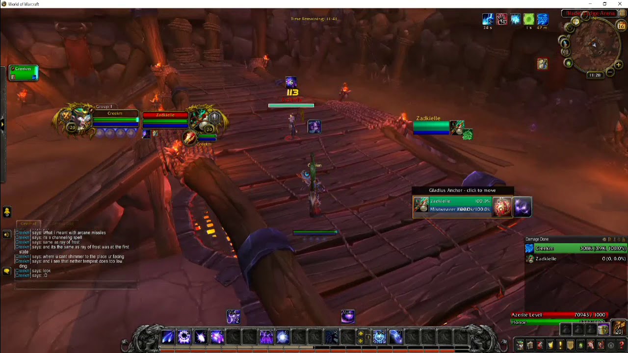 Firestorm, Nether tempest dmg - YouTube