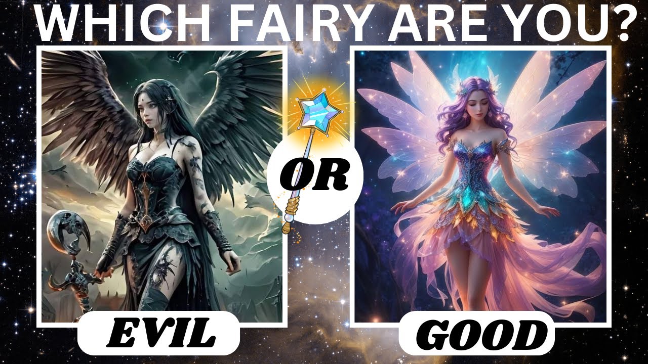 Which Fairy Are You? Evil Fairy 🧚or Good Fairy🧚‍♂️| Personality Quiz ...