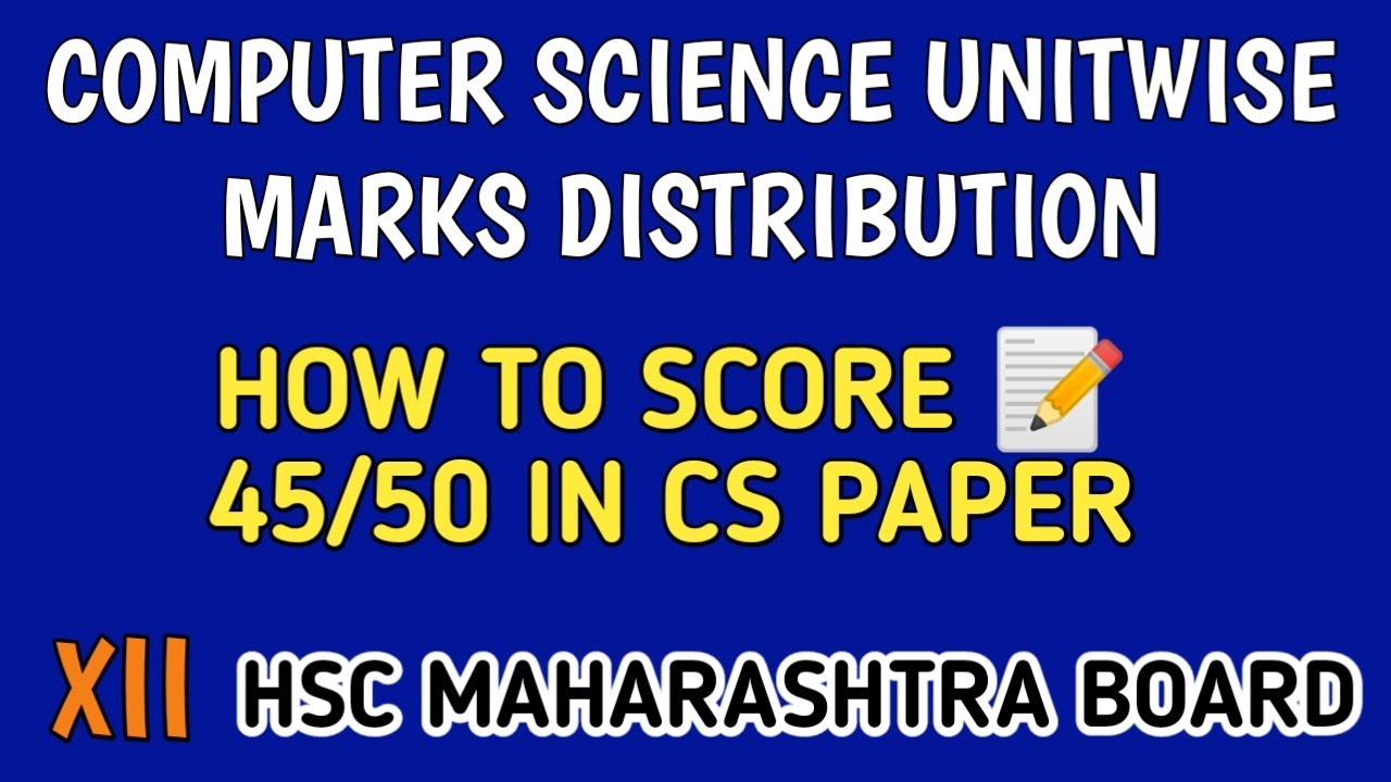 Computer Science Chapter wise Marks Distribution How To Score 45 Out Of Computer Science Chapter wise Marks Distribution How To Score 45 Out Of
