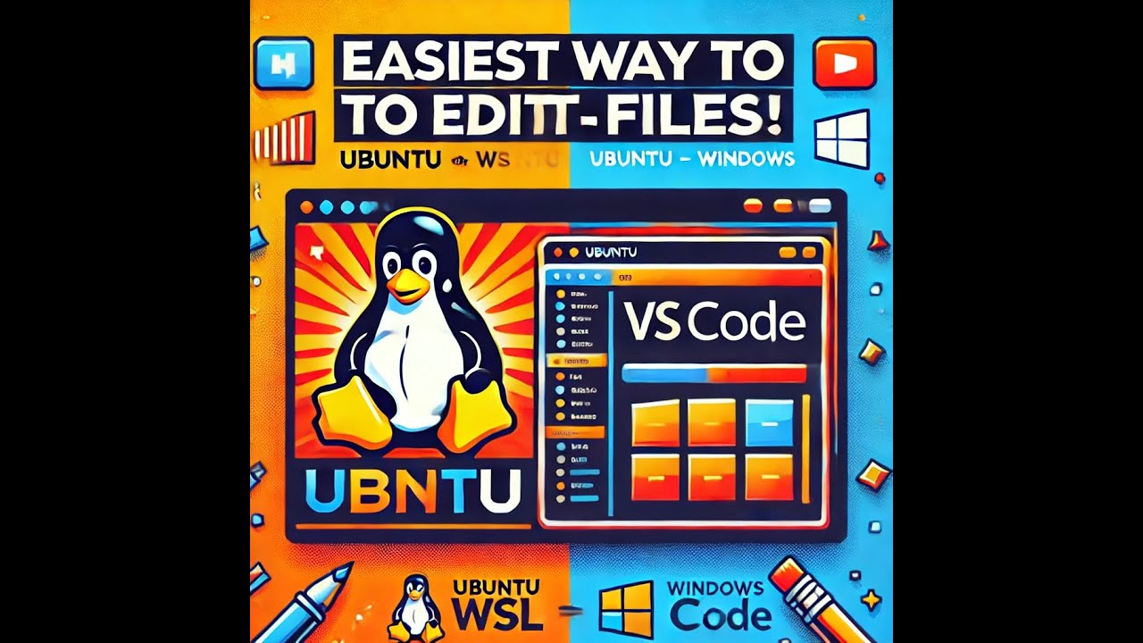 Easiest way to edit files on Ubuntu running on WSL on Windows - YouTube