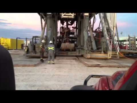 Ensign rig moving - YouTube