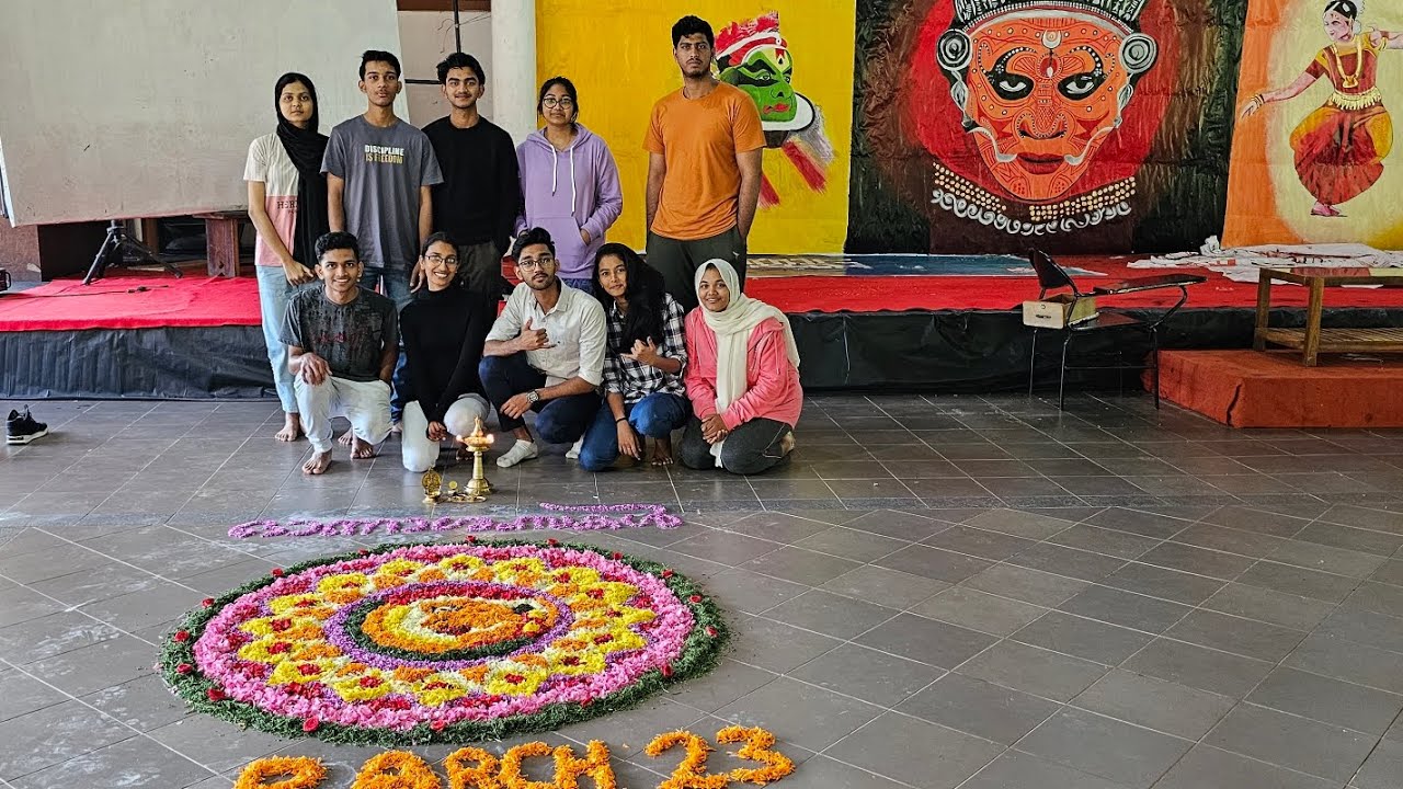 Onam preps at DC School Of Architecture and Design , Vagamon - YouTube