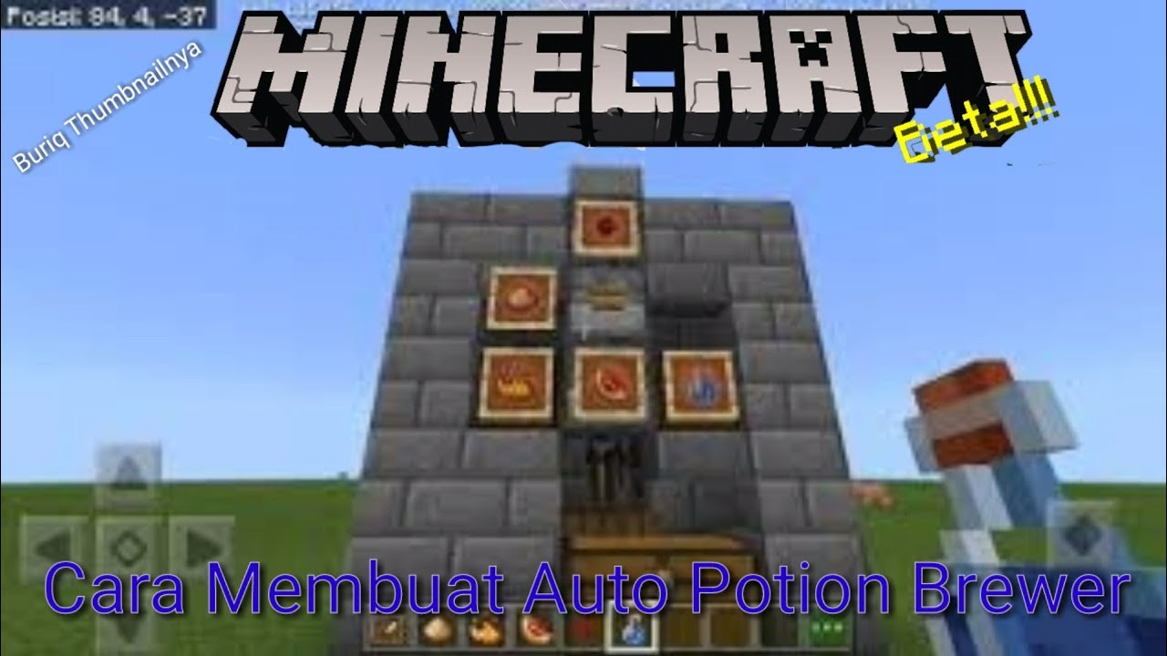 Cara Membuat Auto Potion Brewer - Minecraft Tutorial Indonesia#3 - YouTube