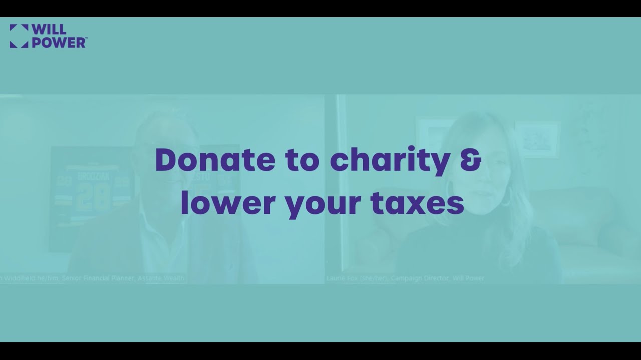 Laurie & Rich - Donate to Charity & Lower your Taxes. - YouTube