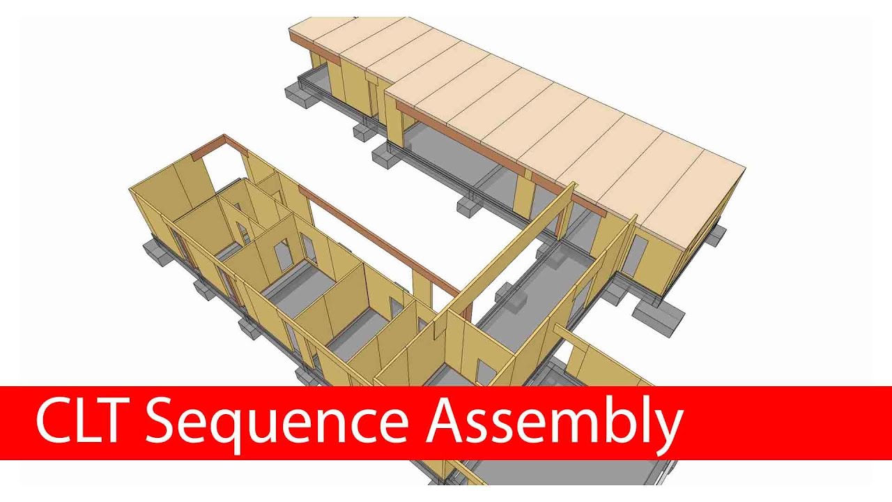 CLT Assembly sequence - YouTube