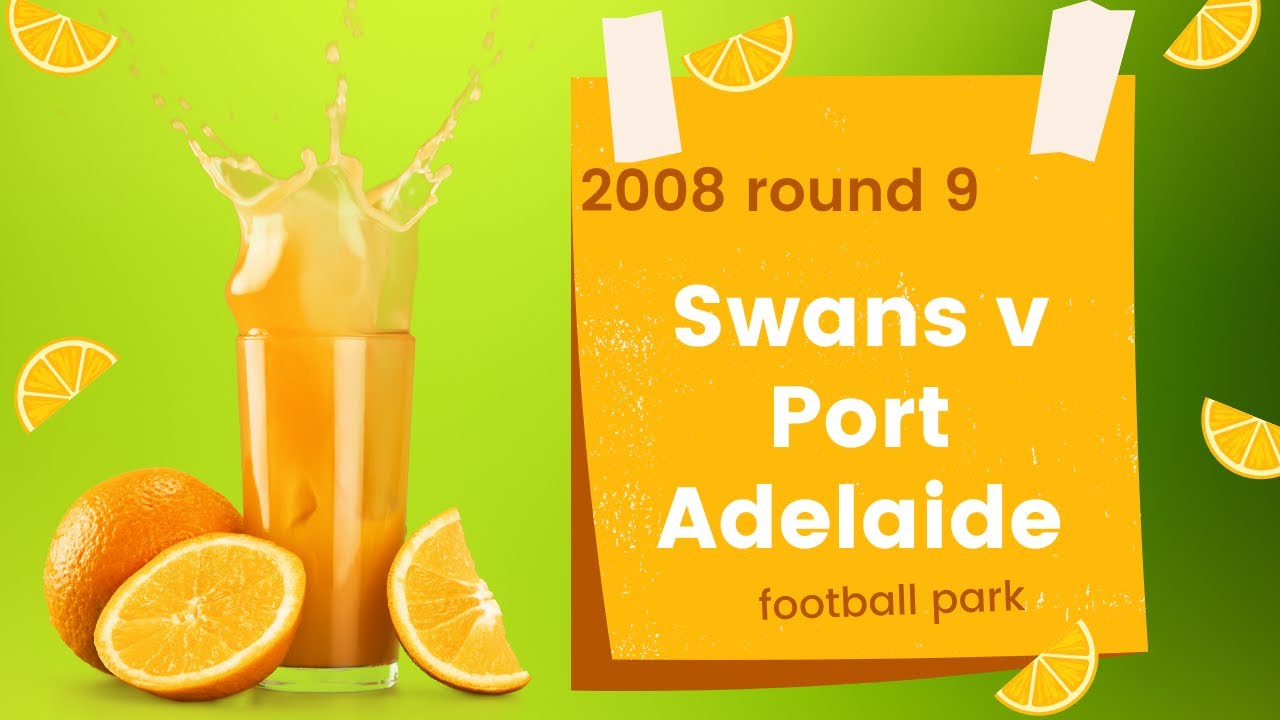 2008 R9 Port Adelaide v Swans (Football Park) - YouTube