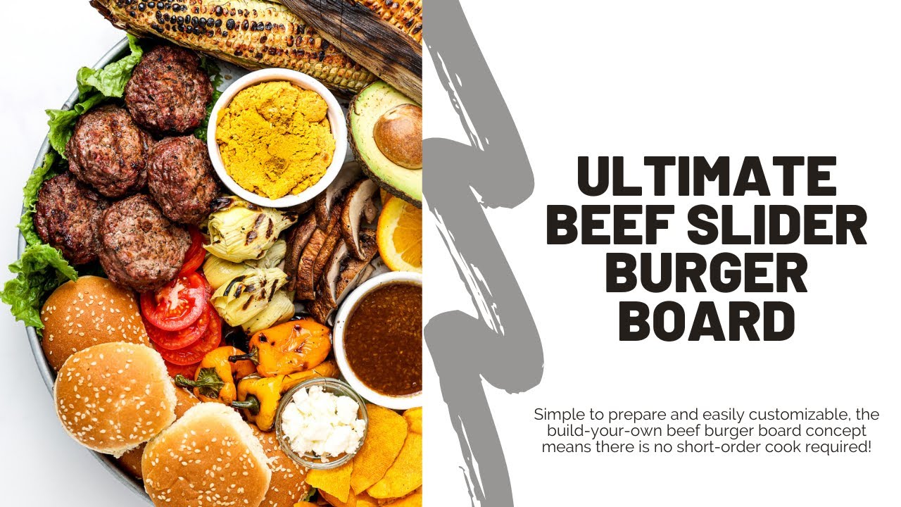 Ultimate Beef Slider Burger Board - YouTube
