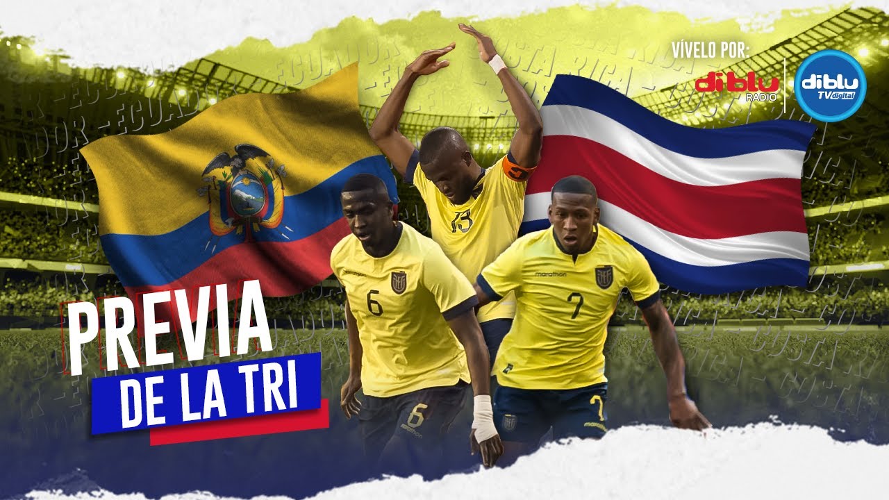 ECUADOR VS COSTA RICA - LA PREVIA - YouTube