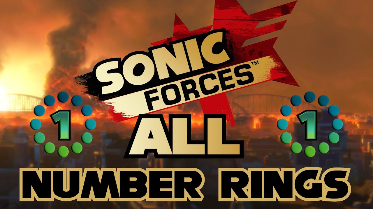 Sonic Forces - ALL NUMBER RINGS [PC] 100% Guide - YouTube