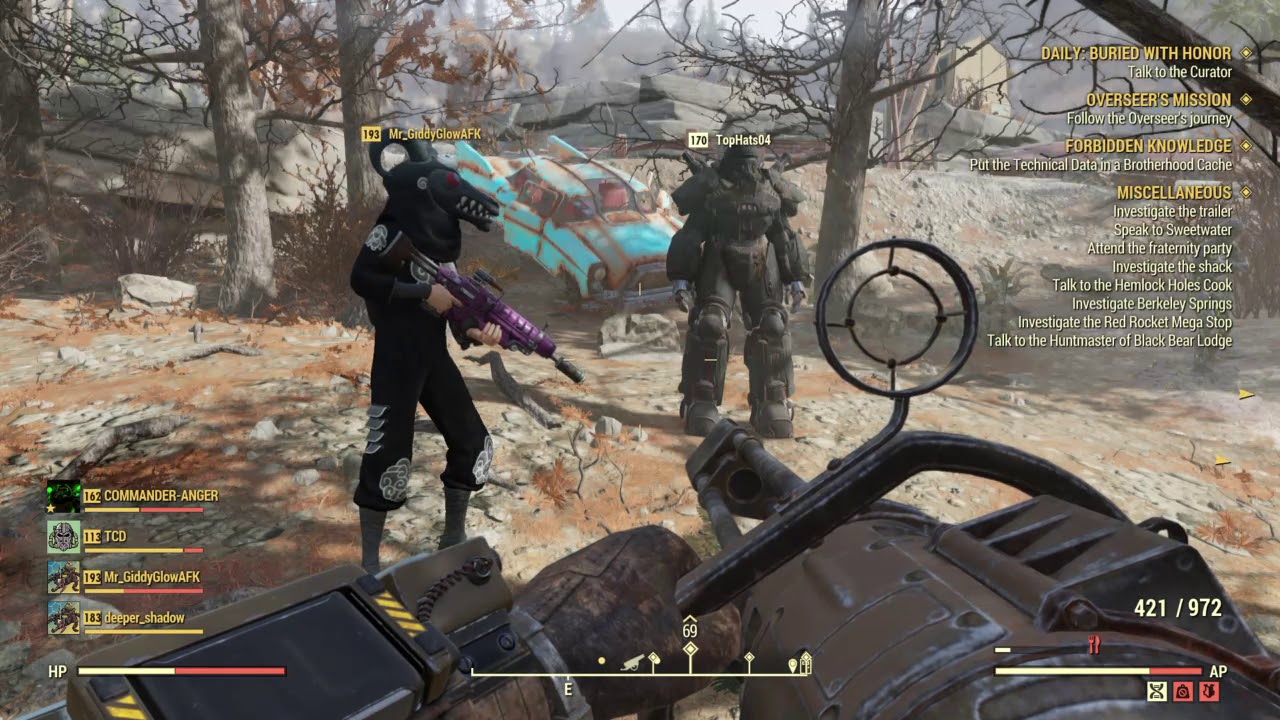 Fallout 76 Enclave Training Footage 1 - 18 - 2103 Capture/Defend the ...
