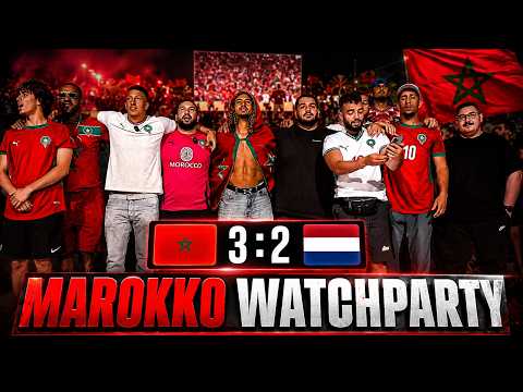 Letzte Reihe Watchparty🔥 🇲🇦 Marokko schreibt Geschichte im Elfmeterschießen❗️