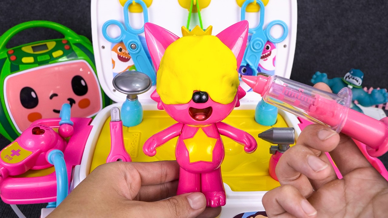 Pinkfong Makes the Shark Angry 💉 Pinkfong visits Doctor 🚑 Ambulance ...