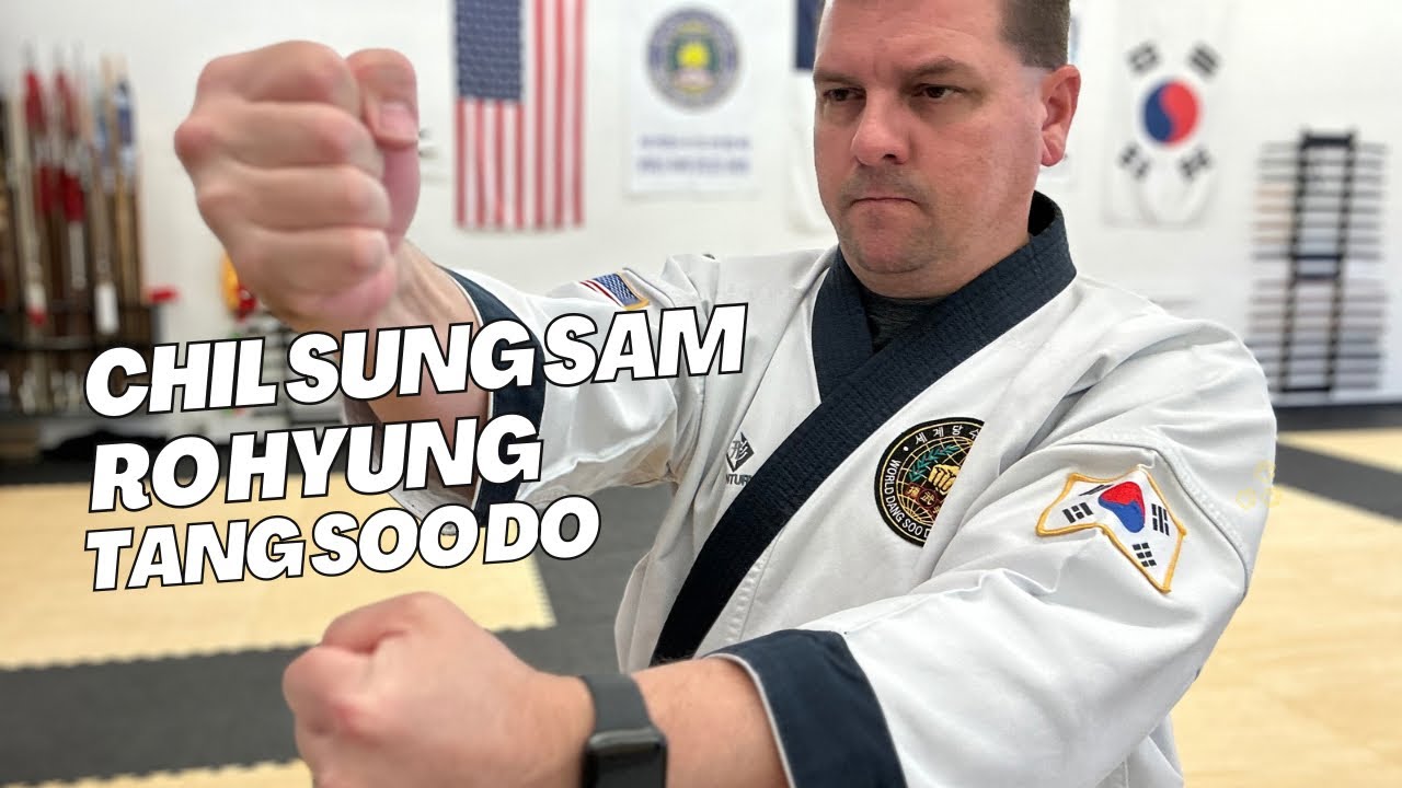 Chil Sung Sam Ro Hyung for Tang Soo Do - YouTube