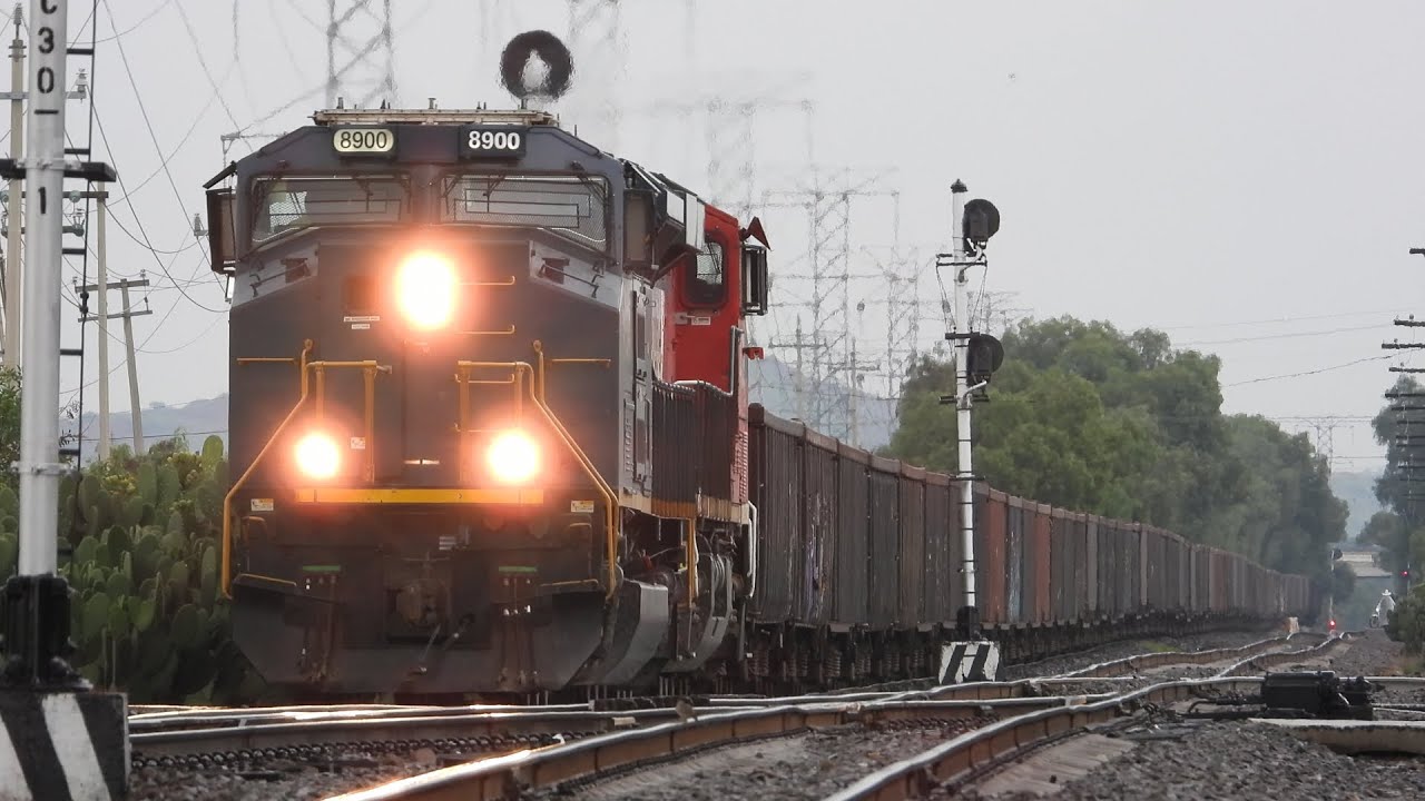 MÁQUINAS SOLAS FSRR #6794 Y FXE #9618, Y TREN FIERRERO PRLX #8900 Y FXE #4629 EN TEOTIHUACAN ...