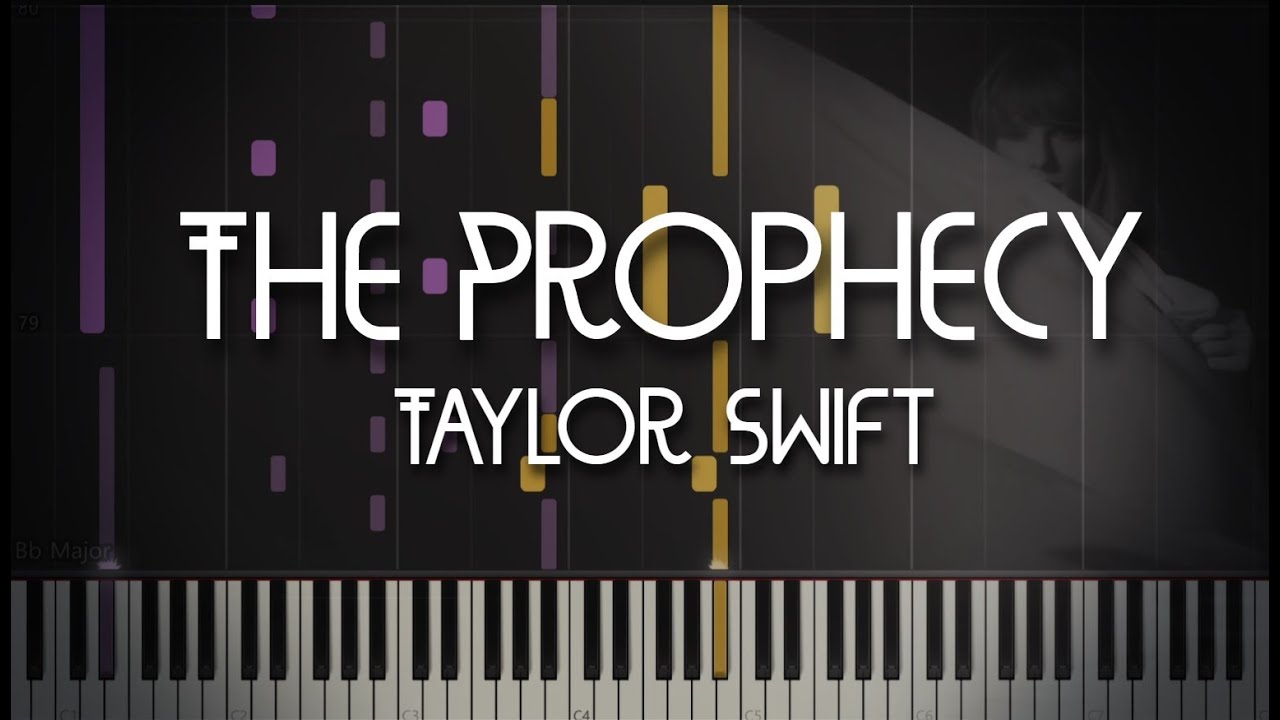 The Prophecy - Taylor Swift (Piano Solo Tutorial) - YouTube