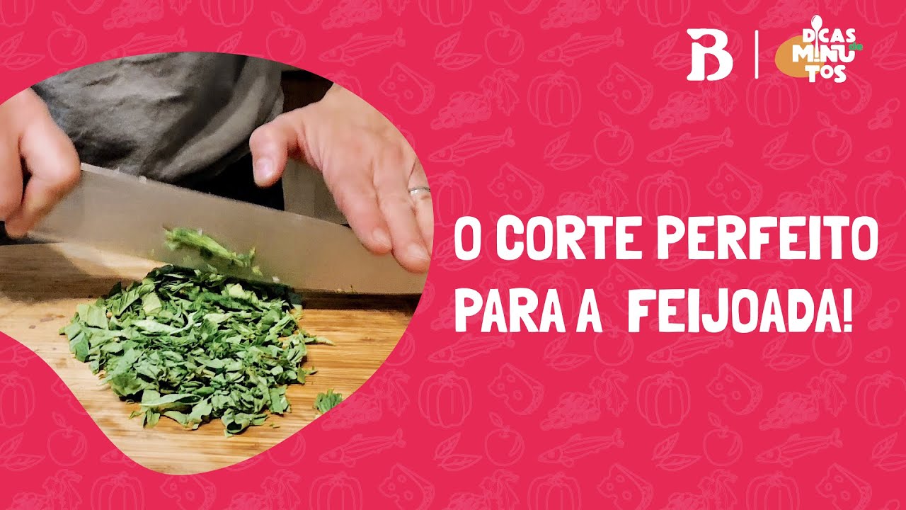 Corte chiffonade: aprenda a cortar couve bem fininha na faca! | Dicas ...