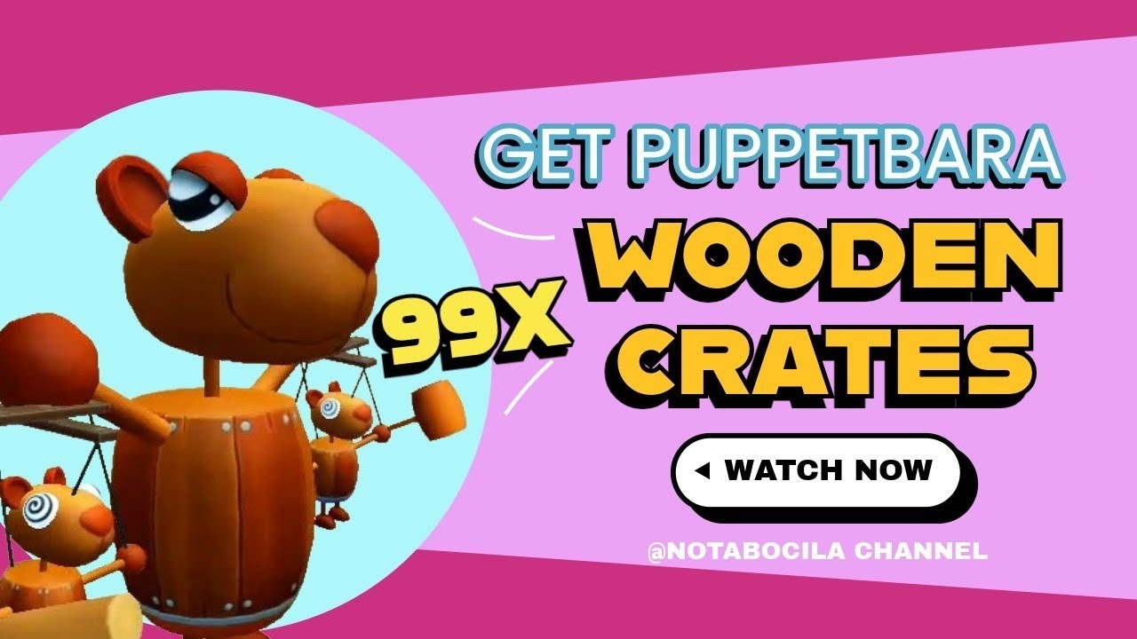 99 WOODEN CRATES Unlocked ! Secret PUPPETBARA Discovered | Capybara ...
