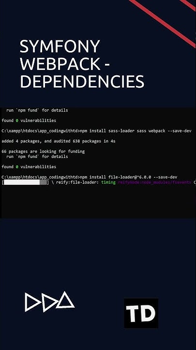 Symfony Command Webpack Dependencies #shorts - YouTube