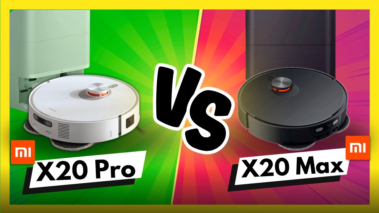 🆚 ROBÔ ASPIRADOR: Xiaomi X20 Pro vs X20 Max - Guia Definitivo! - YouTube