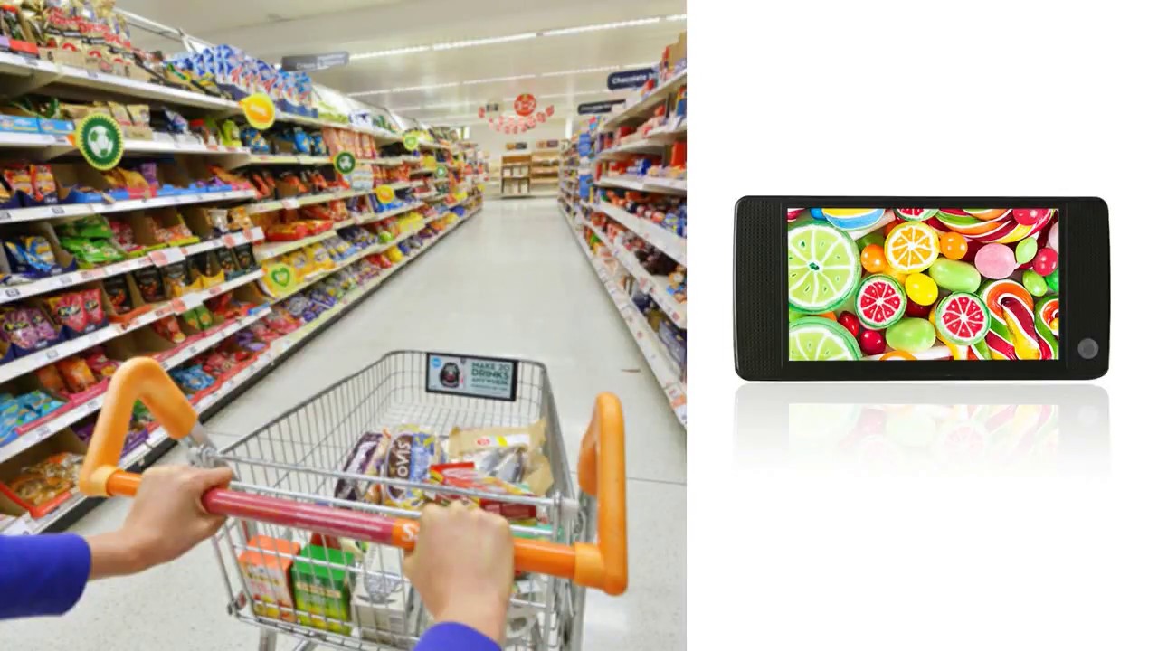 PT070BD 3 7'' Motion Sensor Digital Signage - YouTube