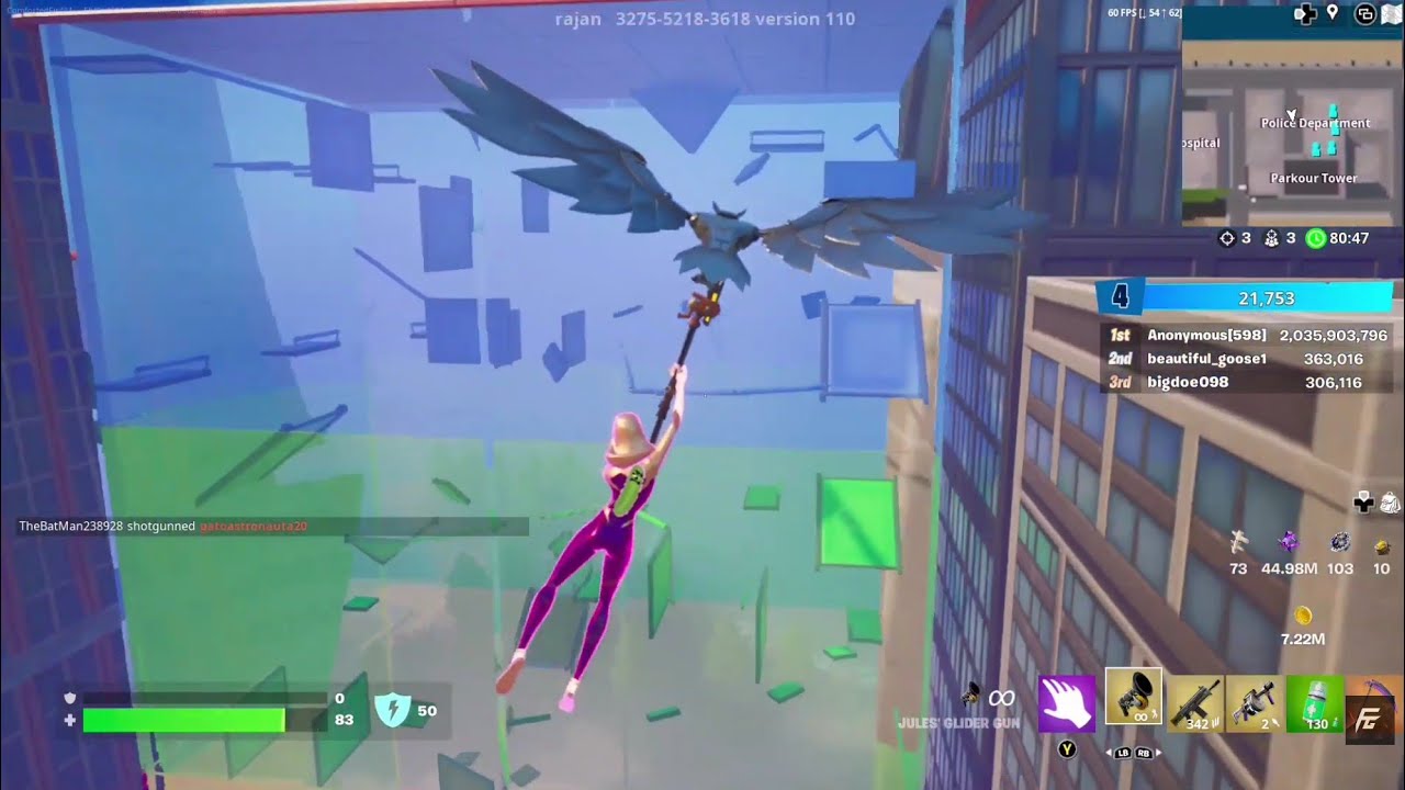 new parkour tower in crime city (Fortnite) #ad use code: framergamer ...